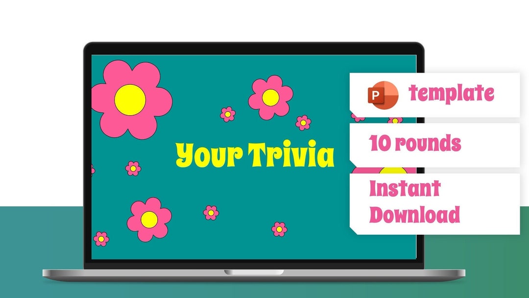 Editable Family Powerpoint TRIVIA QUIZ GAME Template Birthday Zoom ...
