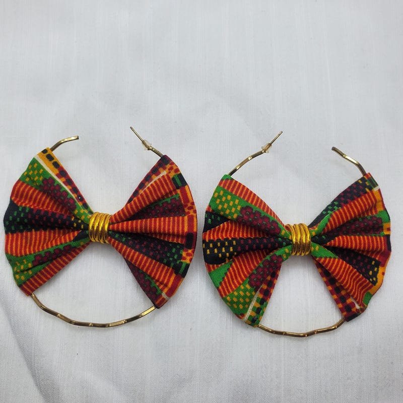 Ankara Earrings - Etsy