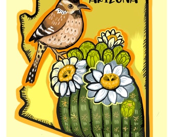 Arizona State Flower - Etsy