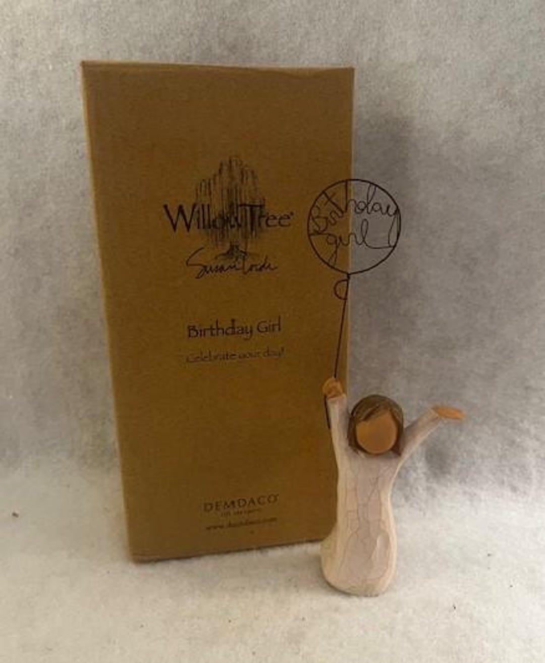 Vintage Willowtree Birthday Girl Figurative Sculpture by Demdaco 2005 ...