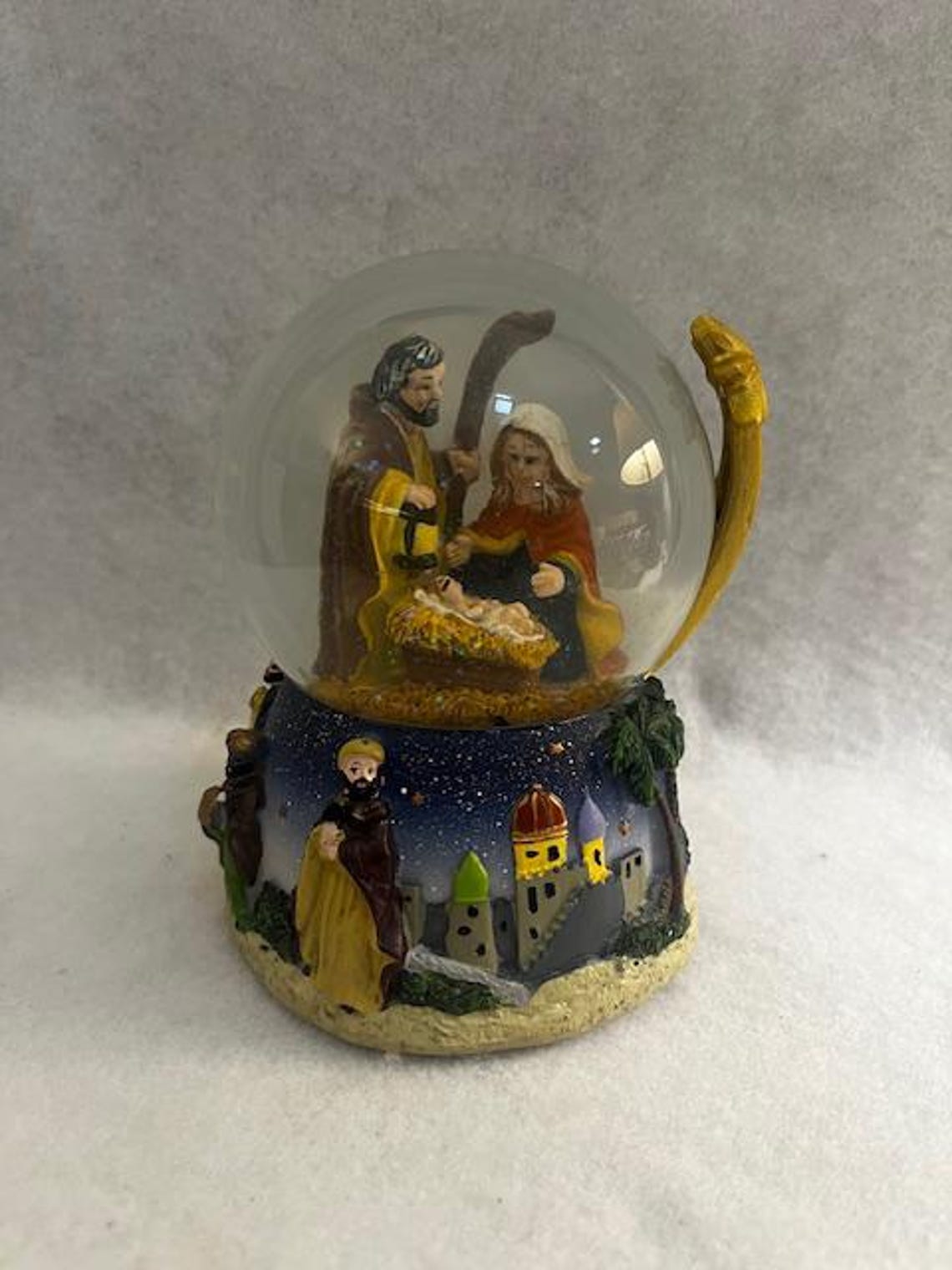 Christmas is Forever "nativity" Glitter Lighted Musical Water Globe - Etsy