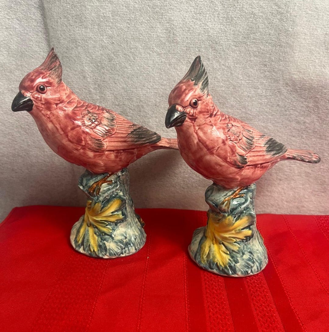 Cardinal Stangl Birds by Stangl No Box, 2 Available - Etsy