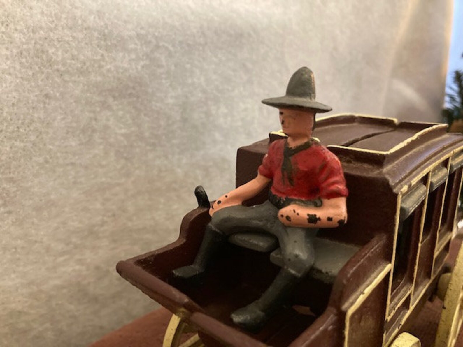 Vintage Cast Iron Stage Coach With Cowboy Driver in Great Condition - Etsy