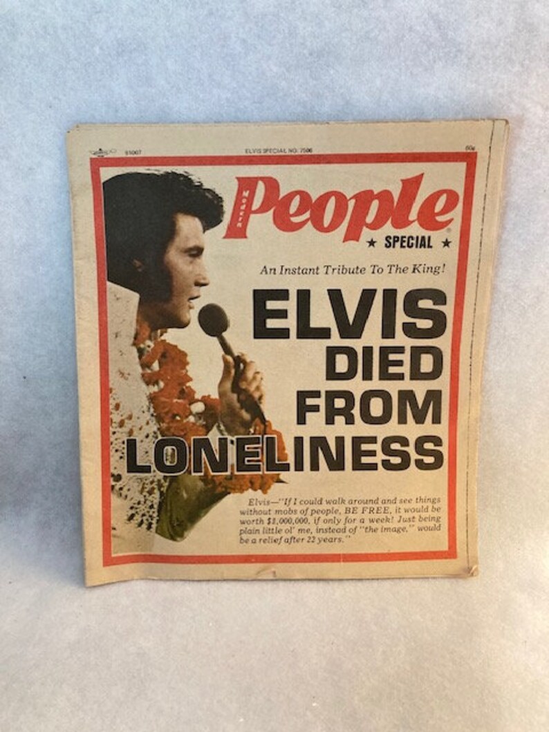Modern People Newspaper Special elvis Presley , an Instant Tribute to ...