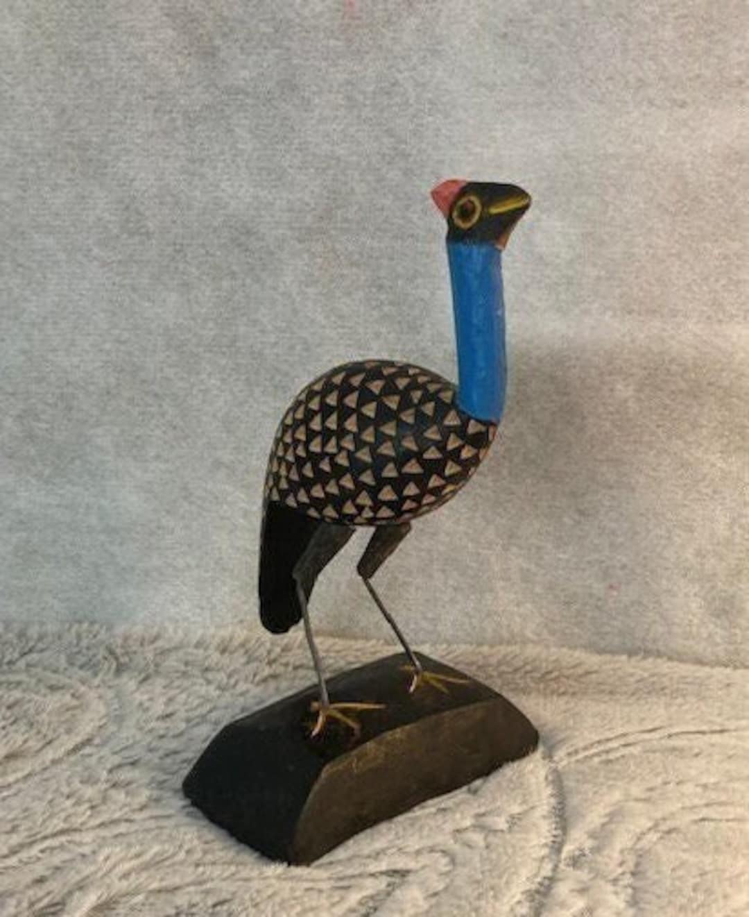 Handcrafted Wood of South African Guinea Fowl From Swaziland - Etsy
