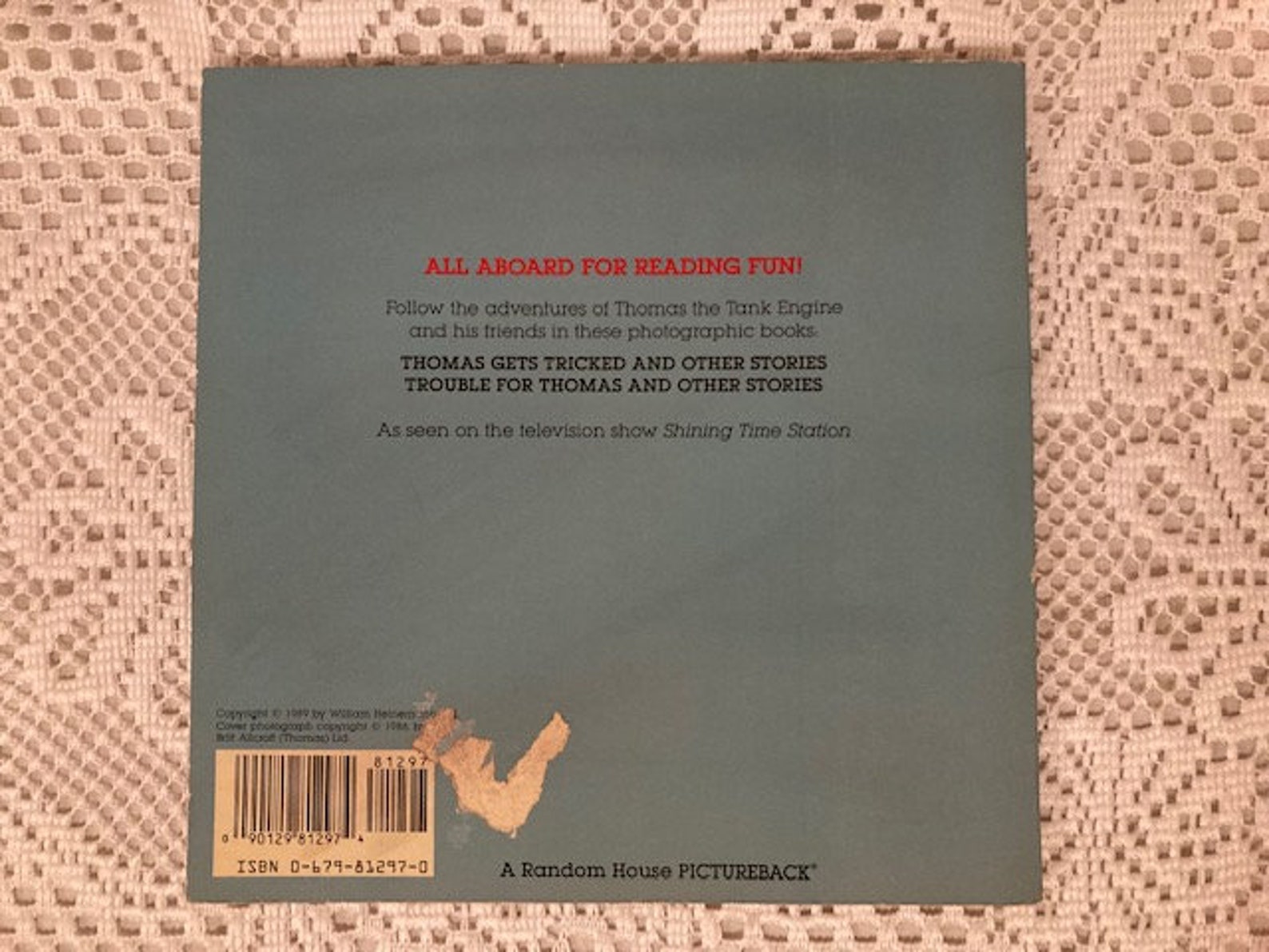 Thomas the Tank Books: 1989 Thomas Gets Tricked and Other Thomas the ...