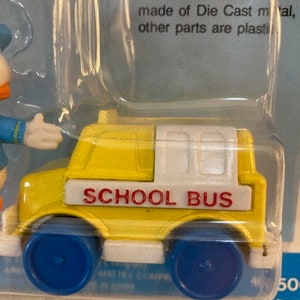 Disney Donald Duck & School Bus Die Cast Collectable Toy by Arco - Etsy