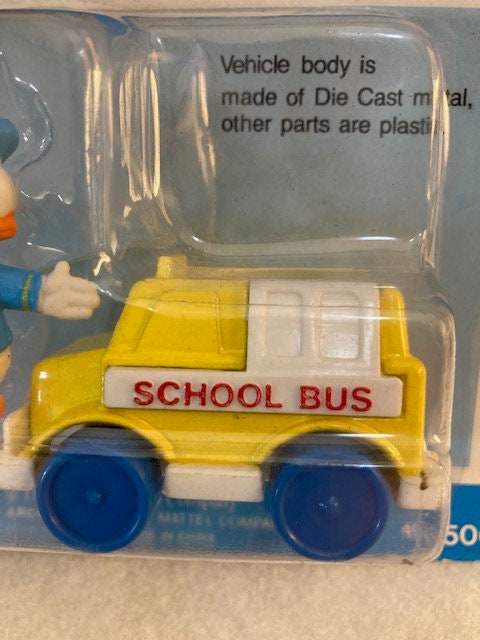 Disney Donald Duck & School Bus Die Cast Collectable Toy by Arco - Etsy