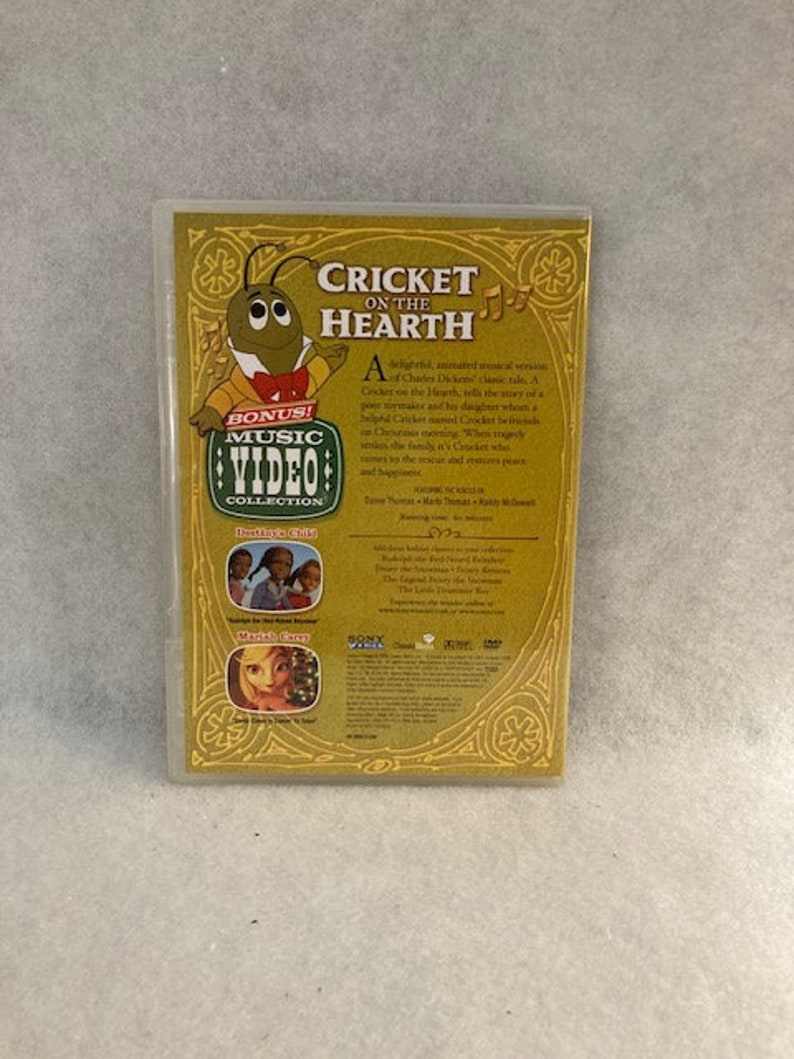 Cricket on the Hearth DVD Featuring Voices of Danny Thomas, Marlo ...