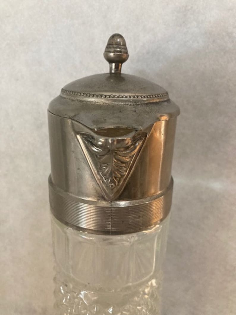 Decantador italiano grande vintage de agua o vino con punta de diamante ...