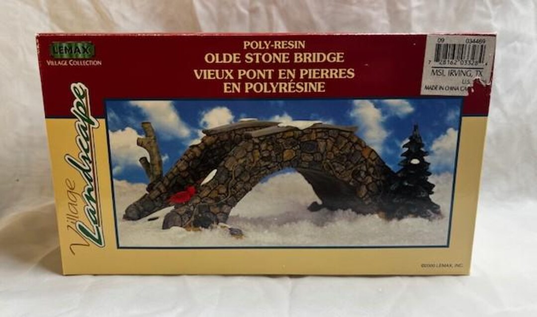 2000 Lemax Olde Stone Bridge Village Landscape Collection - Etsy