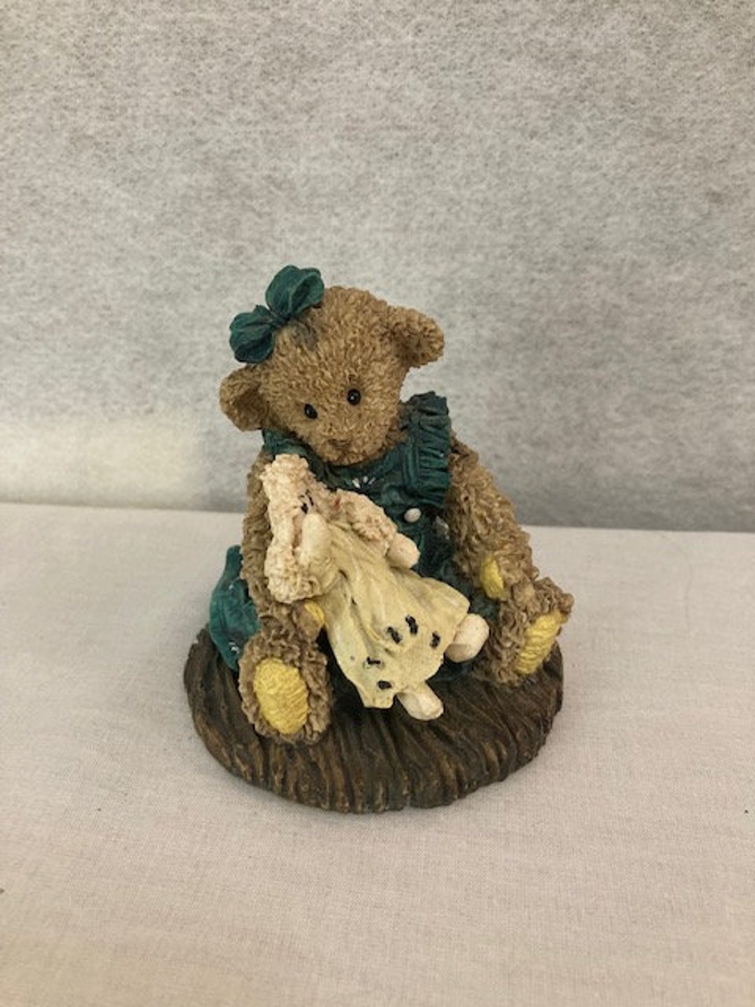 1995 Vintage Ganz Teddy Bear Figurine CC2031 Cottage Collectibles Carol ...