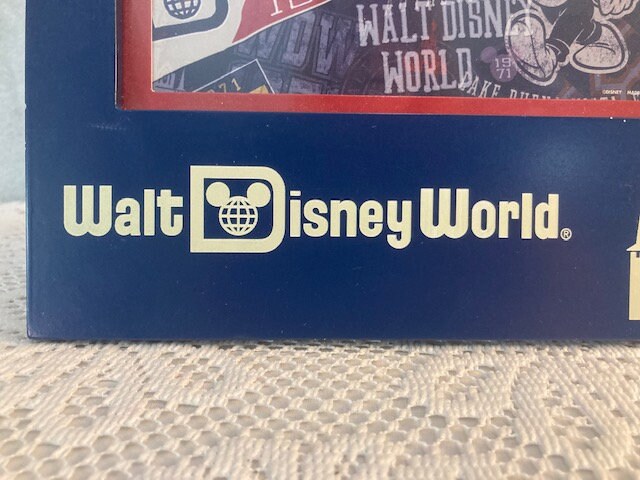 Retro Navy Blue Walt Disney World Photo Frame 4 X 6/5 X7 Like New W/red ...