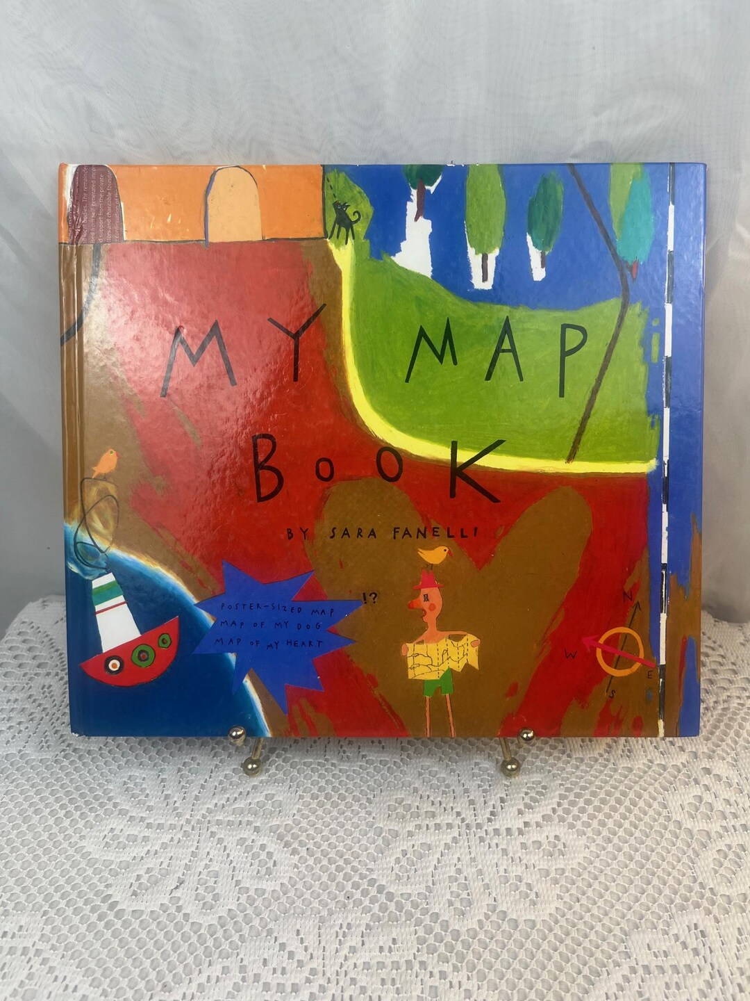 My Map Book Hard Cover by Sara Fanelli - Etsy