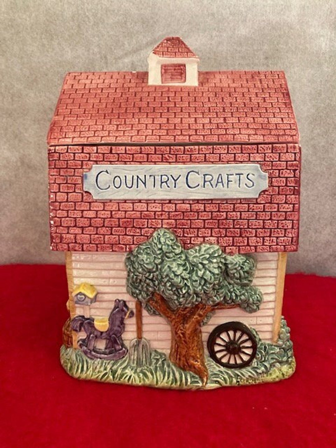 Vintage 1995 Fitz and Floyd Omnibus Cookie Jar-country Crafts - Etsy