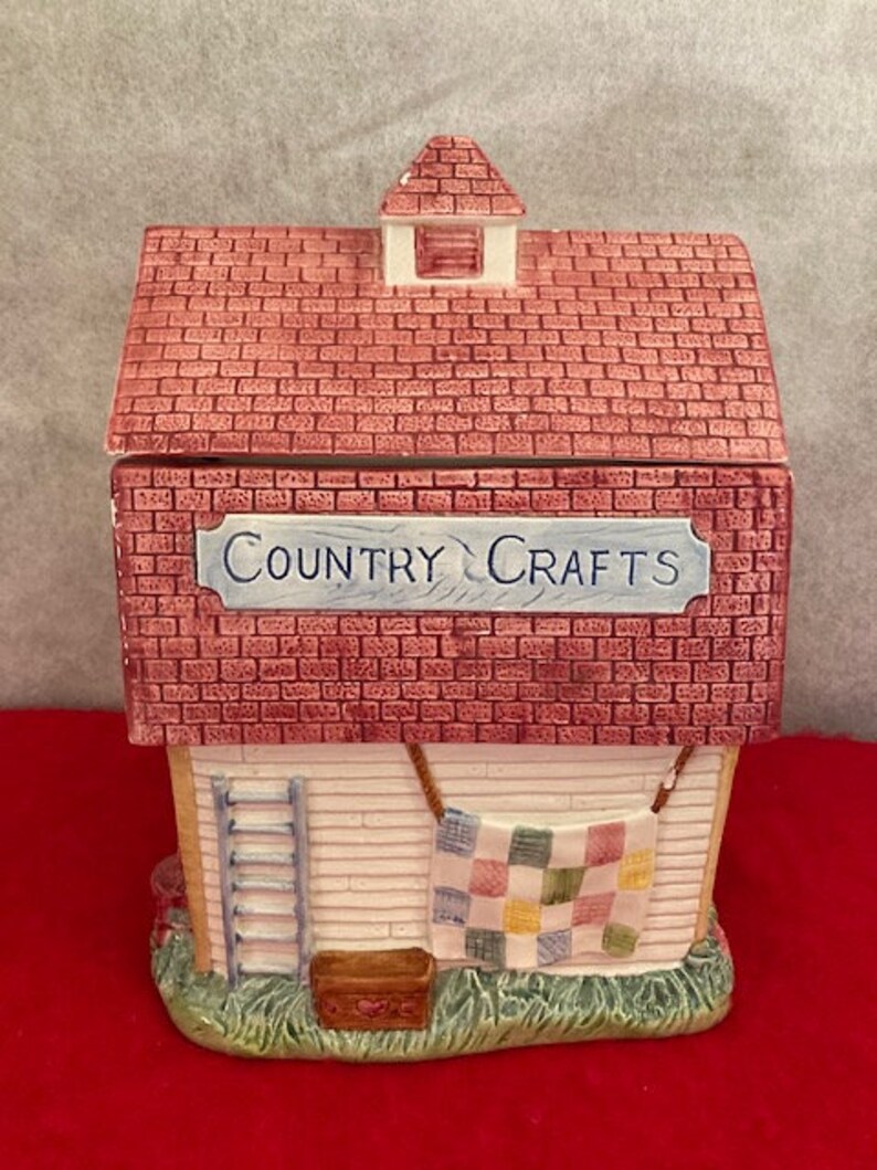 Vintage 1995 Fitz and Floyd Omnibus Cookie Jar-country Crafts - Etsy