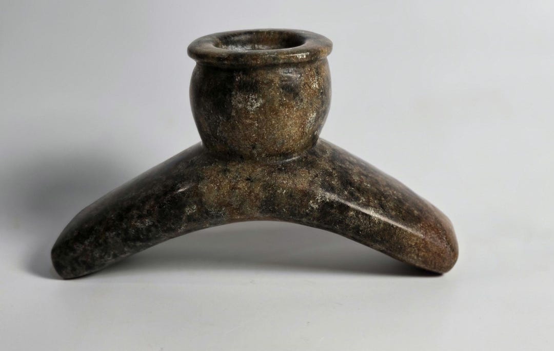 Hand Carved Hopewell Platform Pipe Replica - Etsy