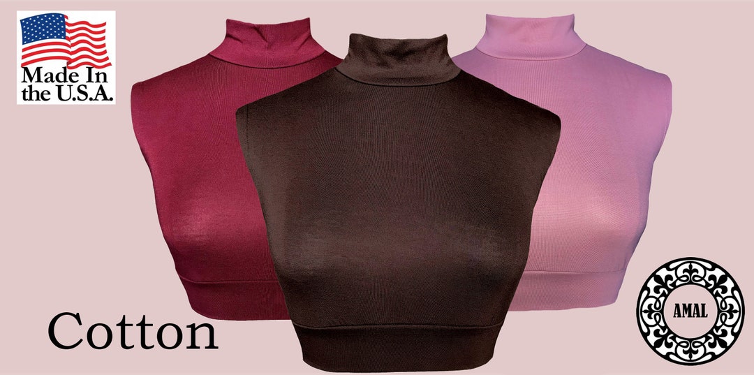 AMAL Fake Collar Body Extensions Neck Cover Under Top USA B5 - Etsy