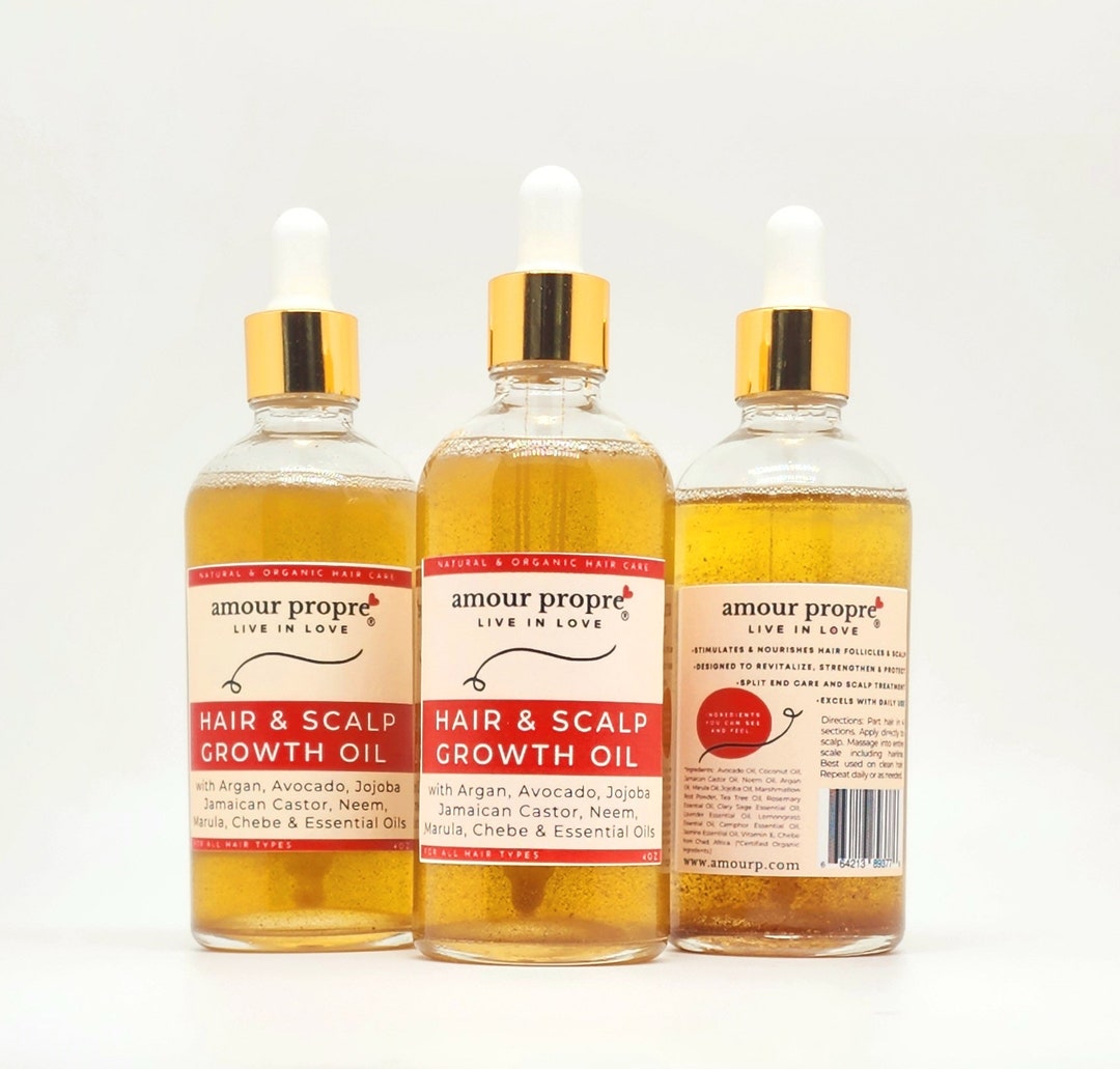 Organic Chebe Hair Growth Oil With Avocado and Argan Oils - Etsy