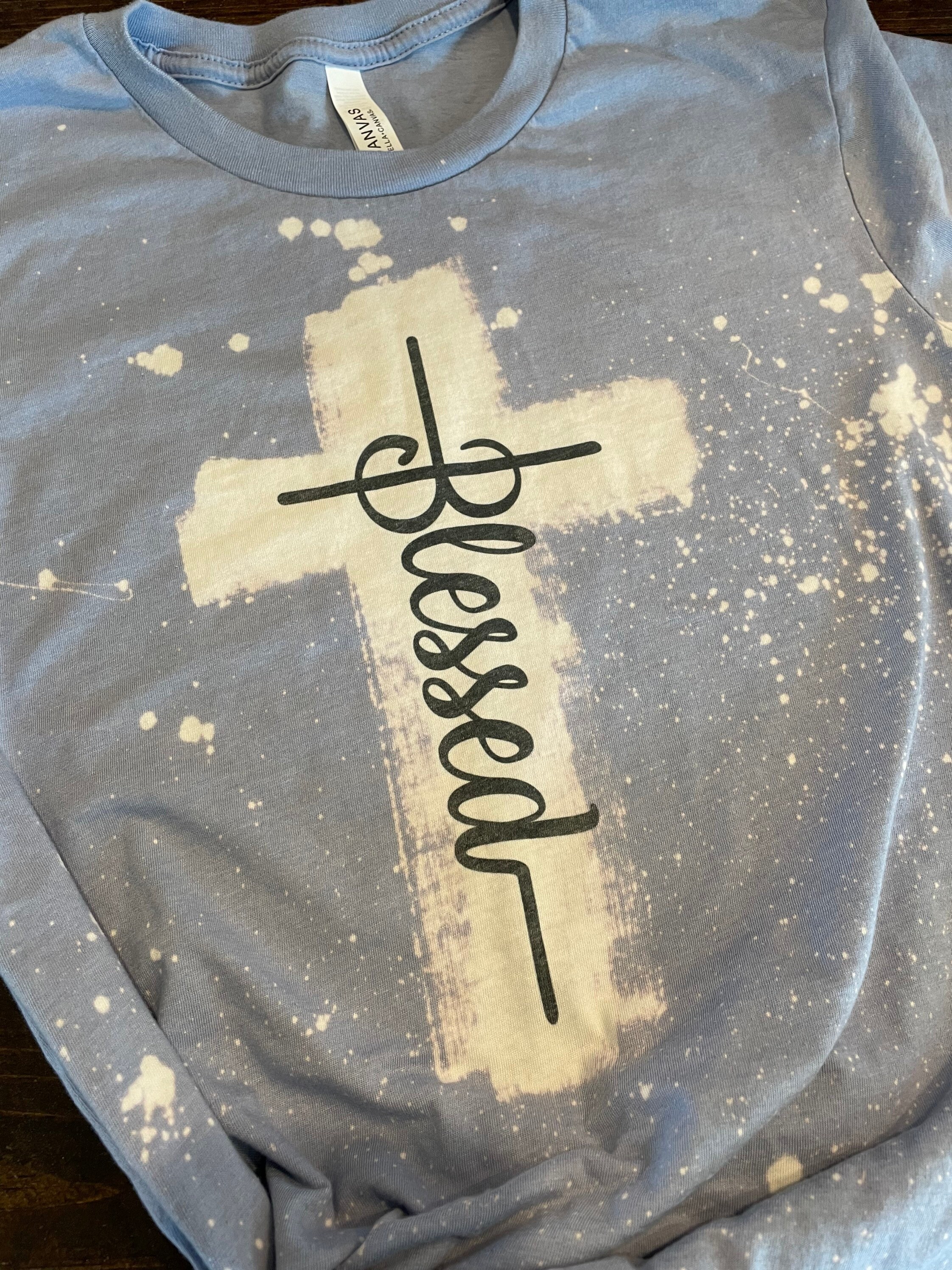 Blessed Distressed Tee Vintage Tees Vintage T-shirt - Etsy