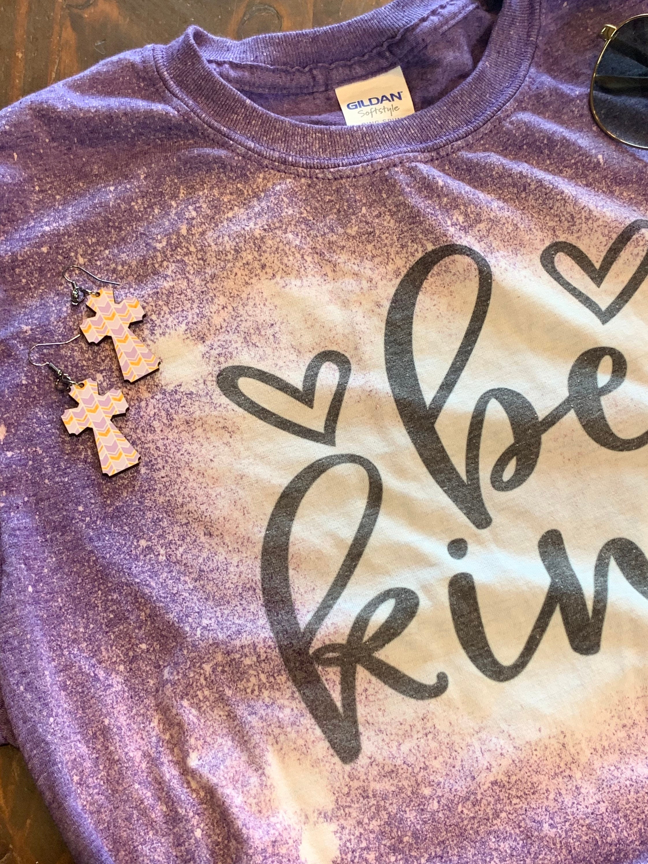 Be Kind Distressed Tee Vintage Tees Bleached Tees Vintage - Etsy