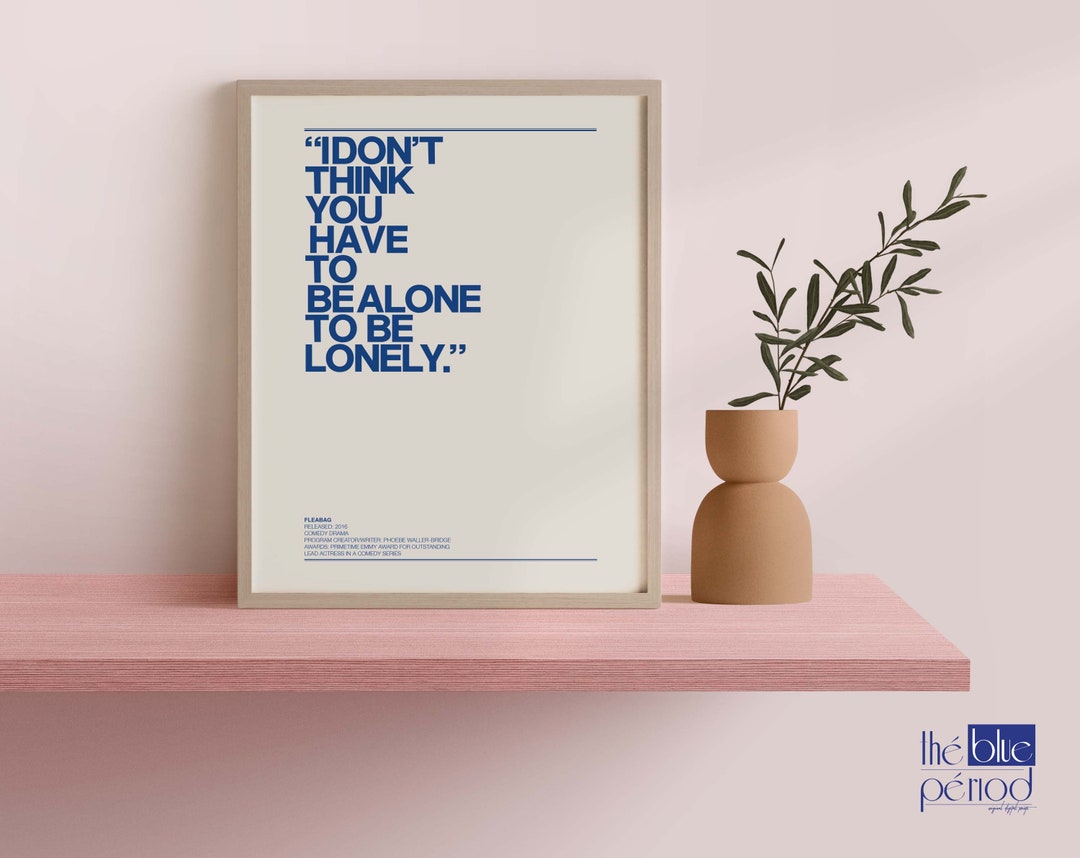 Fleabag Quote Digital Wall Poster - Etsy
