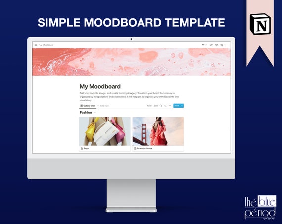 Notion Moodboard Template - Etsy Australia