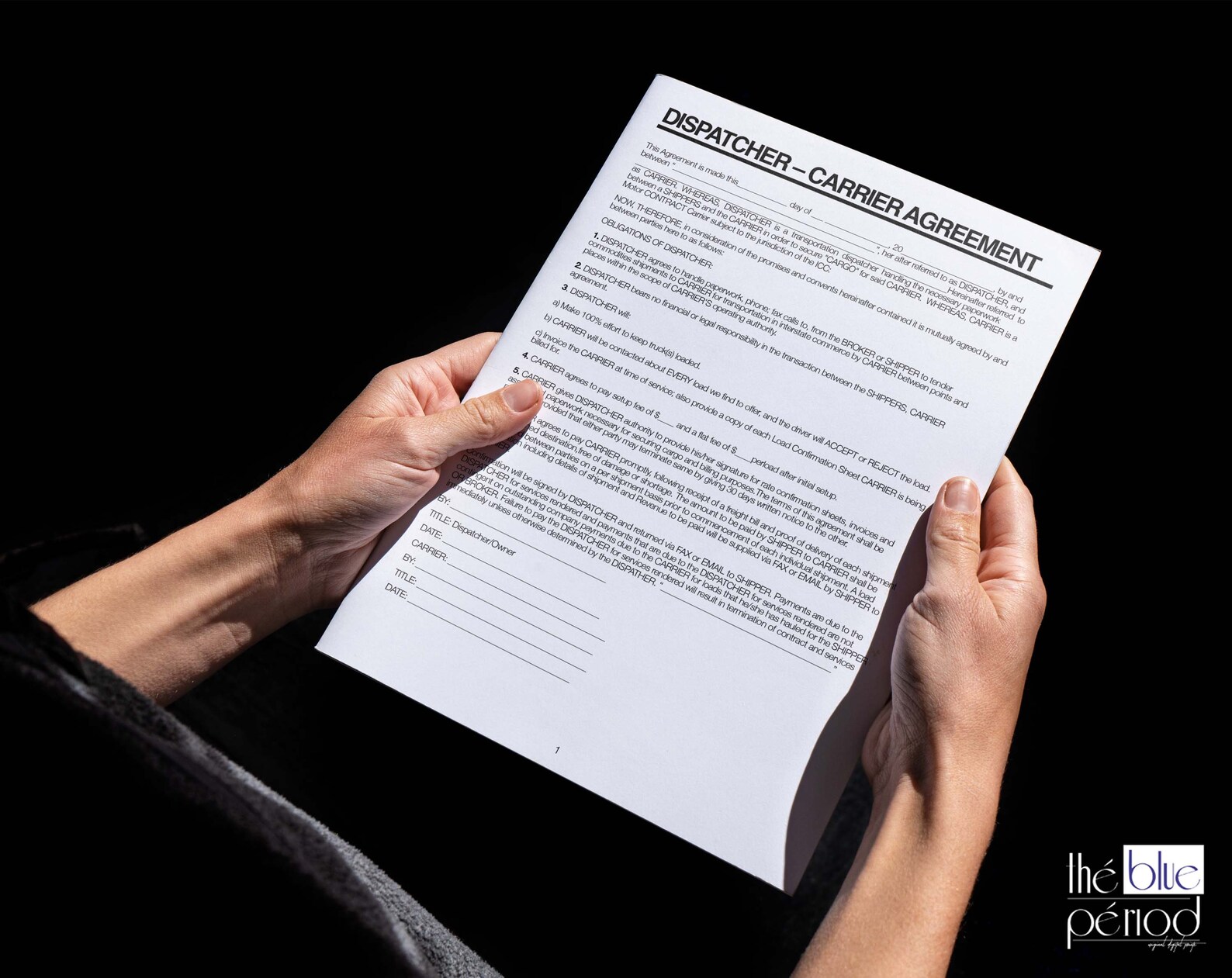 Editable Freight Dispatch Carrier Agreement Google Doc - Etsy