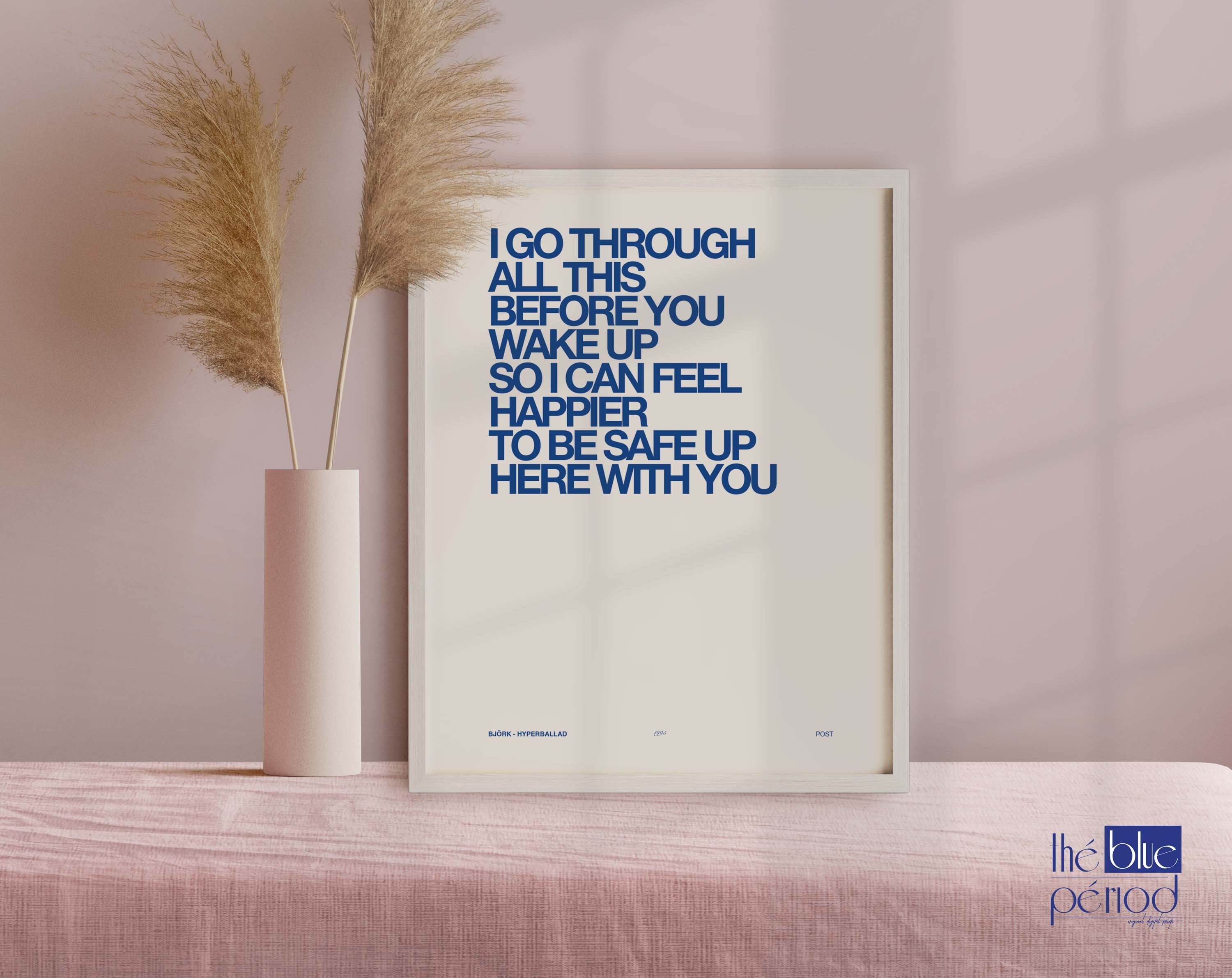 Bjork Poster, Hyperballad Digital Wall Poster - Etsy