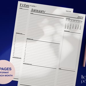 Printable 2023 Project Planner - Etsy