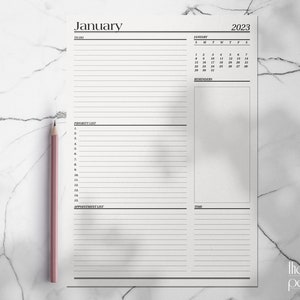Printable 2023 Project Planner - Etsy