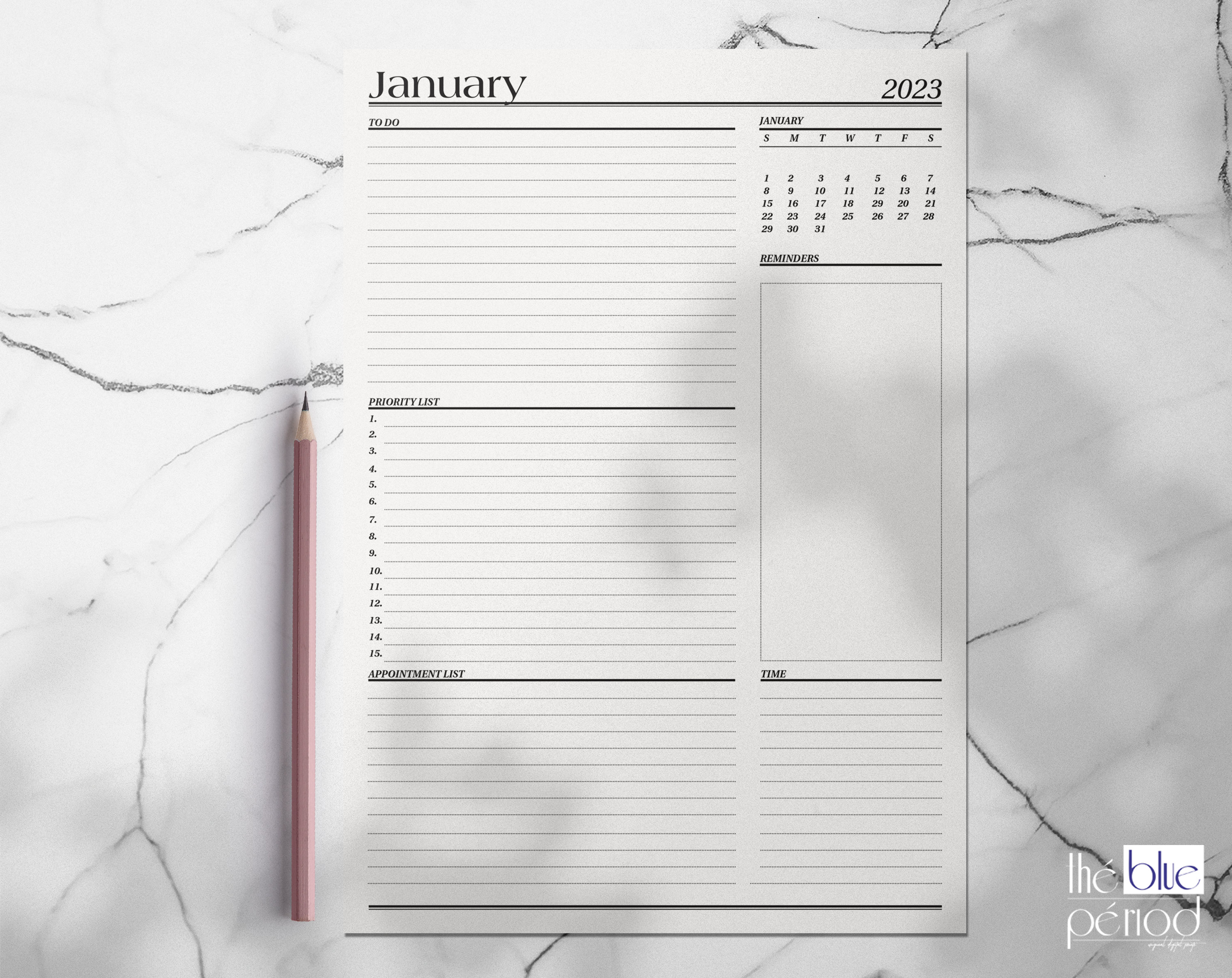 Printable 2023 Project Planner - Etsy