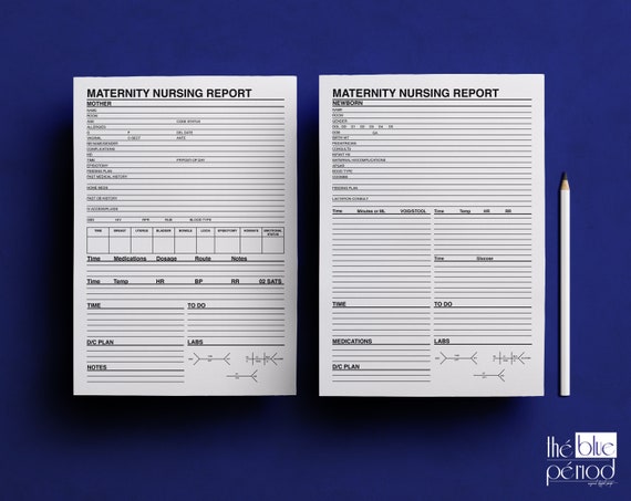 Mother Baby RN Nurse Report - Etsy
