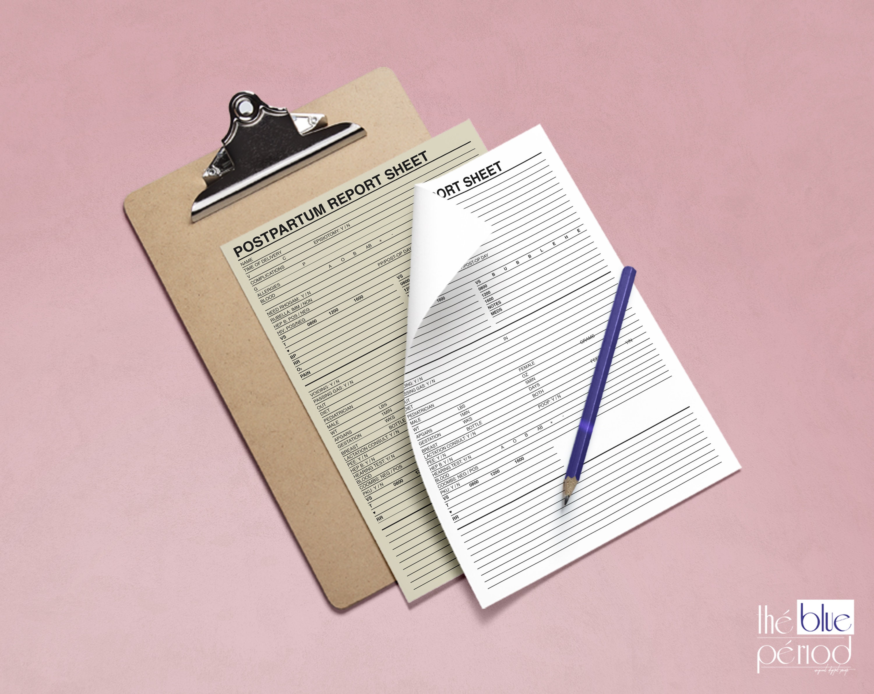Printable Postpartum Report Sheet - Etsy Canada