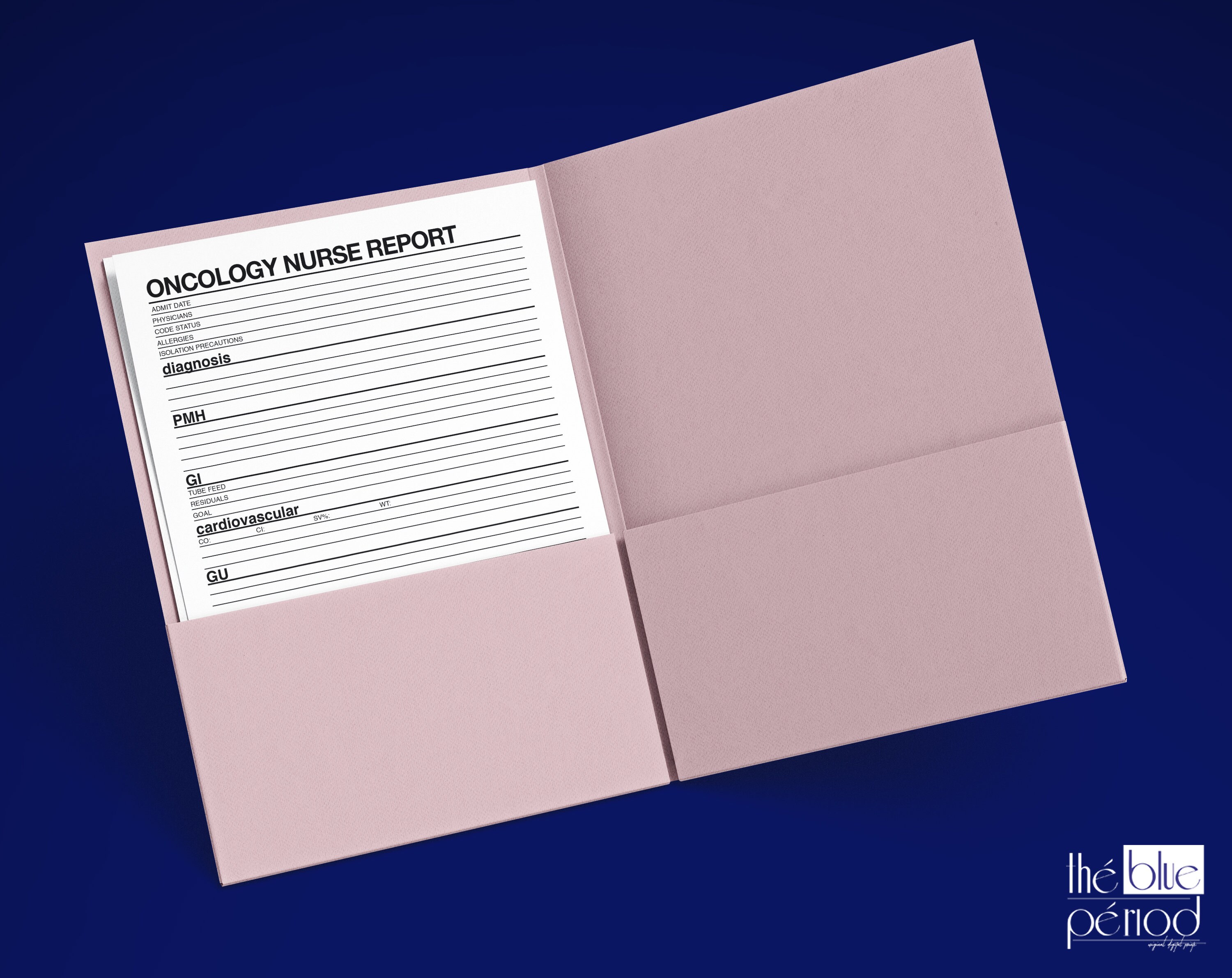 Printable Oncology Nurse Report PDF - Etsy