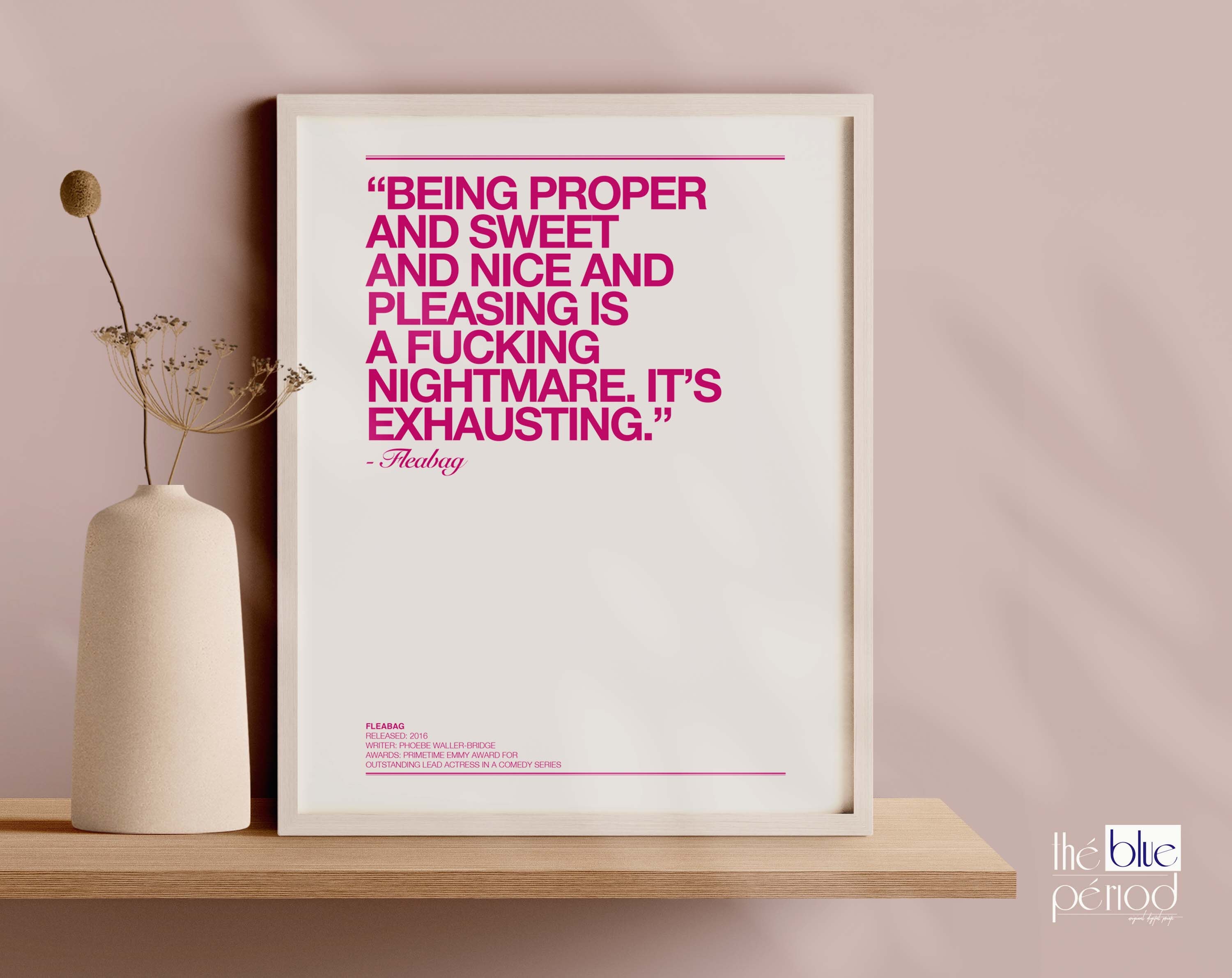Fleabag Quote Digital Wall Poster - Etsy