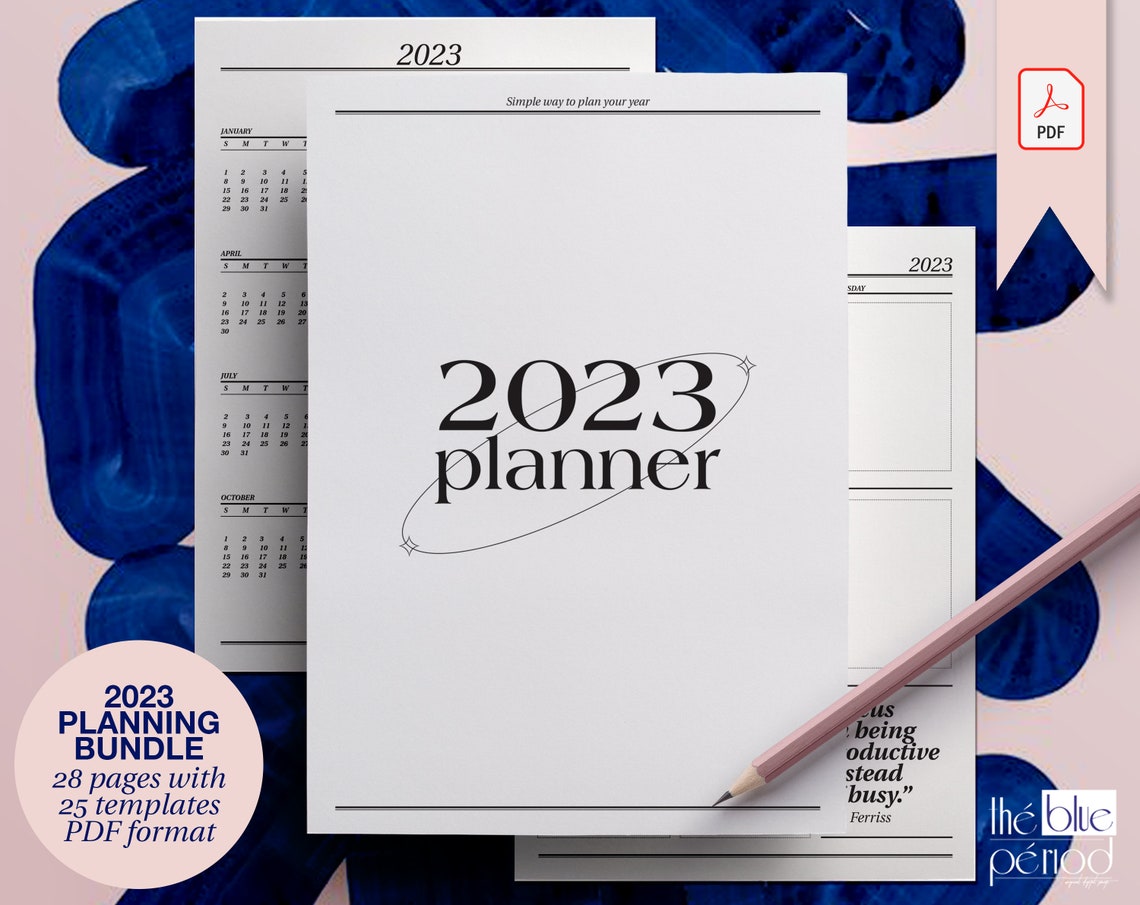 Printable 2023 Project Planner - Etsy