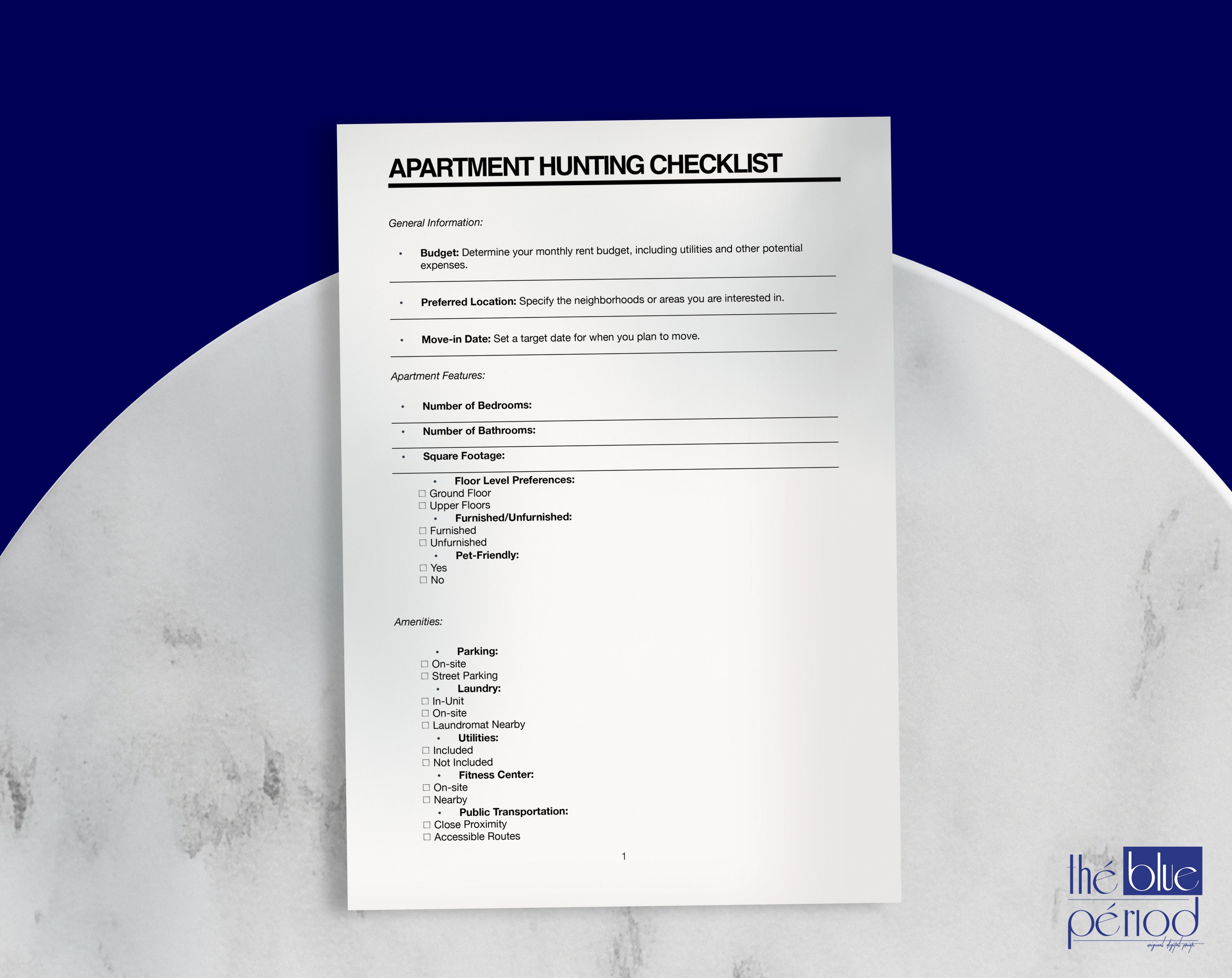 Editable Apartment Hunting Checklist - Etsy