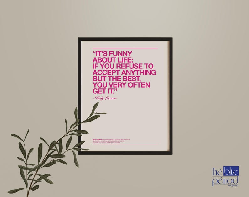 Hedy Lamarr Poster, Hedy Lamarr Digital Wall Poster - Etsy