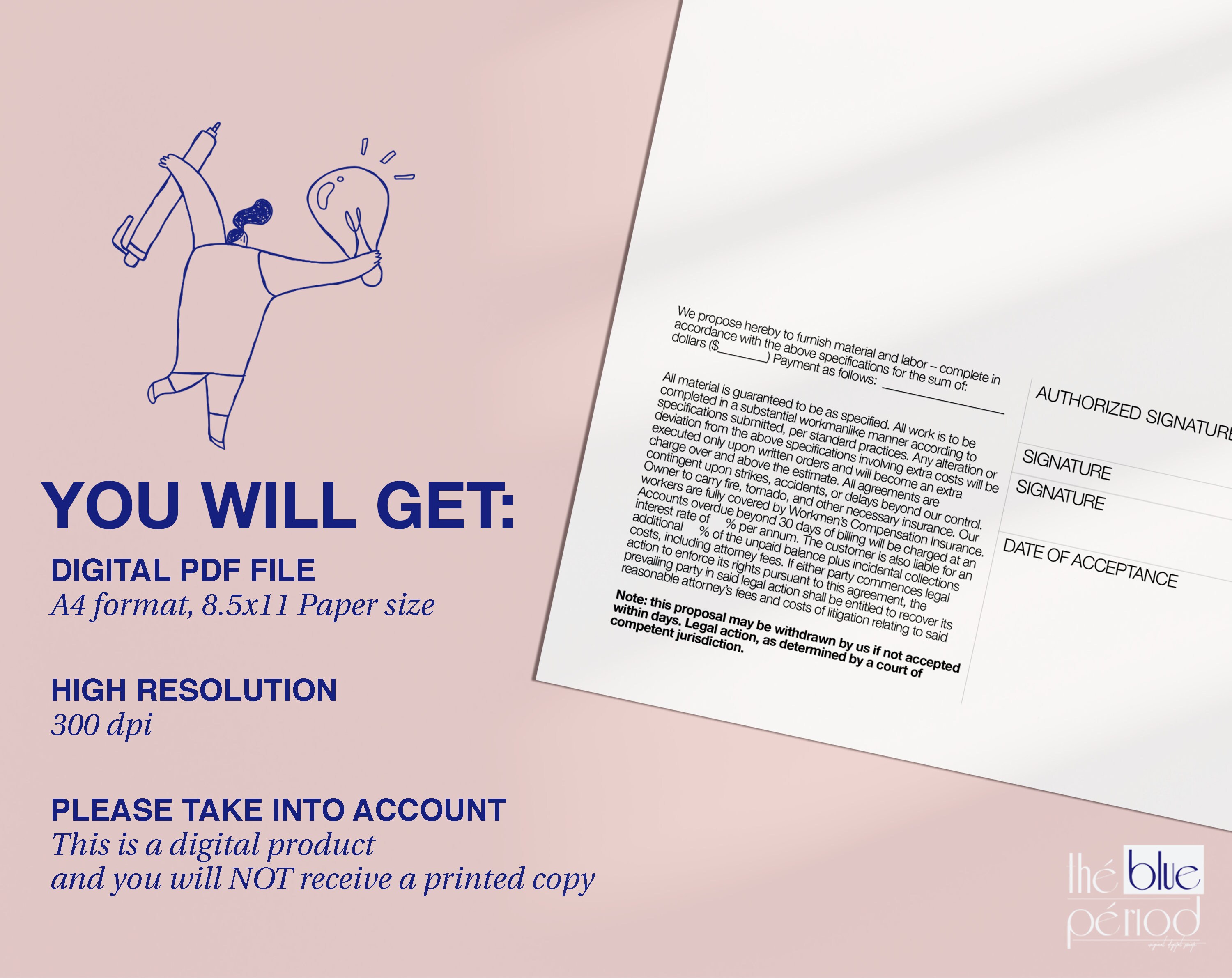 Editable Proposal Form - Etsy