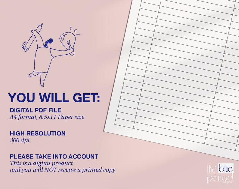 Editable Rental Ledger Form - Etsy