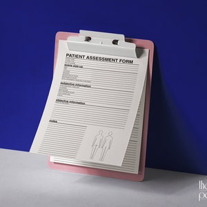 Printable Patient Assessment Form | Etsy