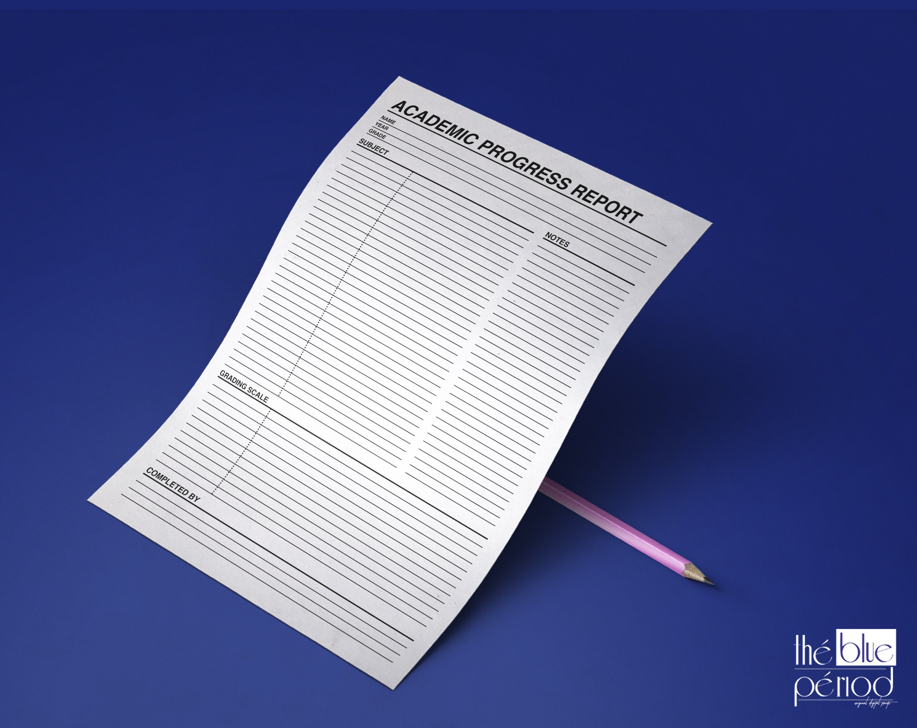 Printable Academic Progress Report - Etsy