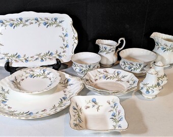 Royal Albert Brigadoon Tea Set - Etsy