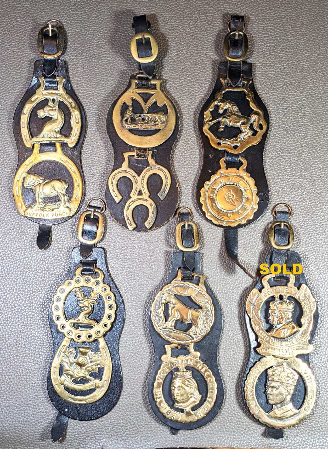 Horse 2 Brass Straps, Summer Update - Etsy