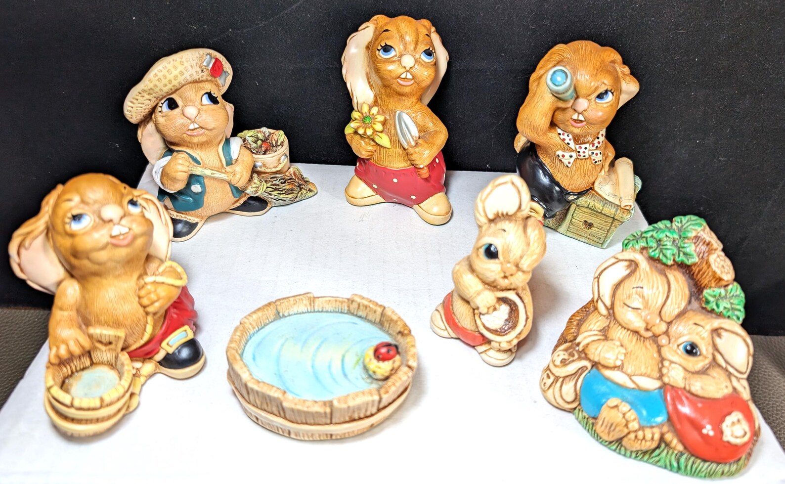 CAMPING Pendelfin Rabbits Vintage Collectors MAR - Etsy
