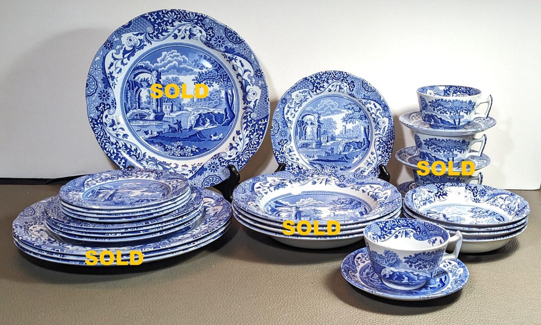 Spode Blue Italian Collection, Vintage, Open Stock - Etsy