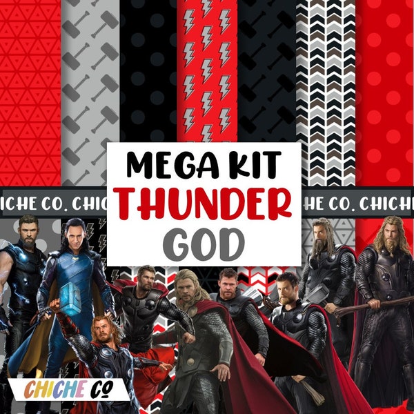 Thor Clipart - Etsy