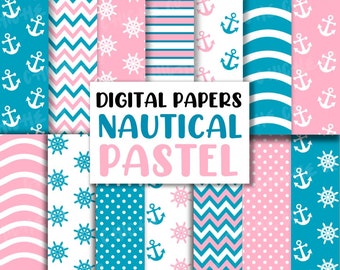 Digital Papers Little Girl Explorer Pink Clipart PNG Themed - Etsy