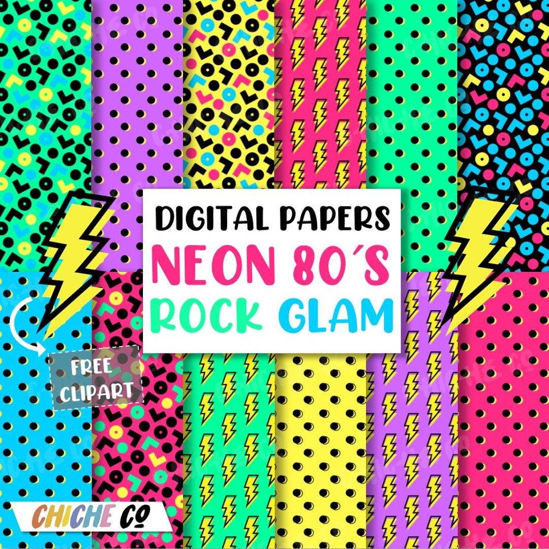 80s Rock Background